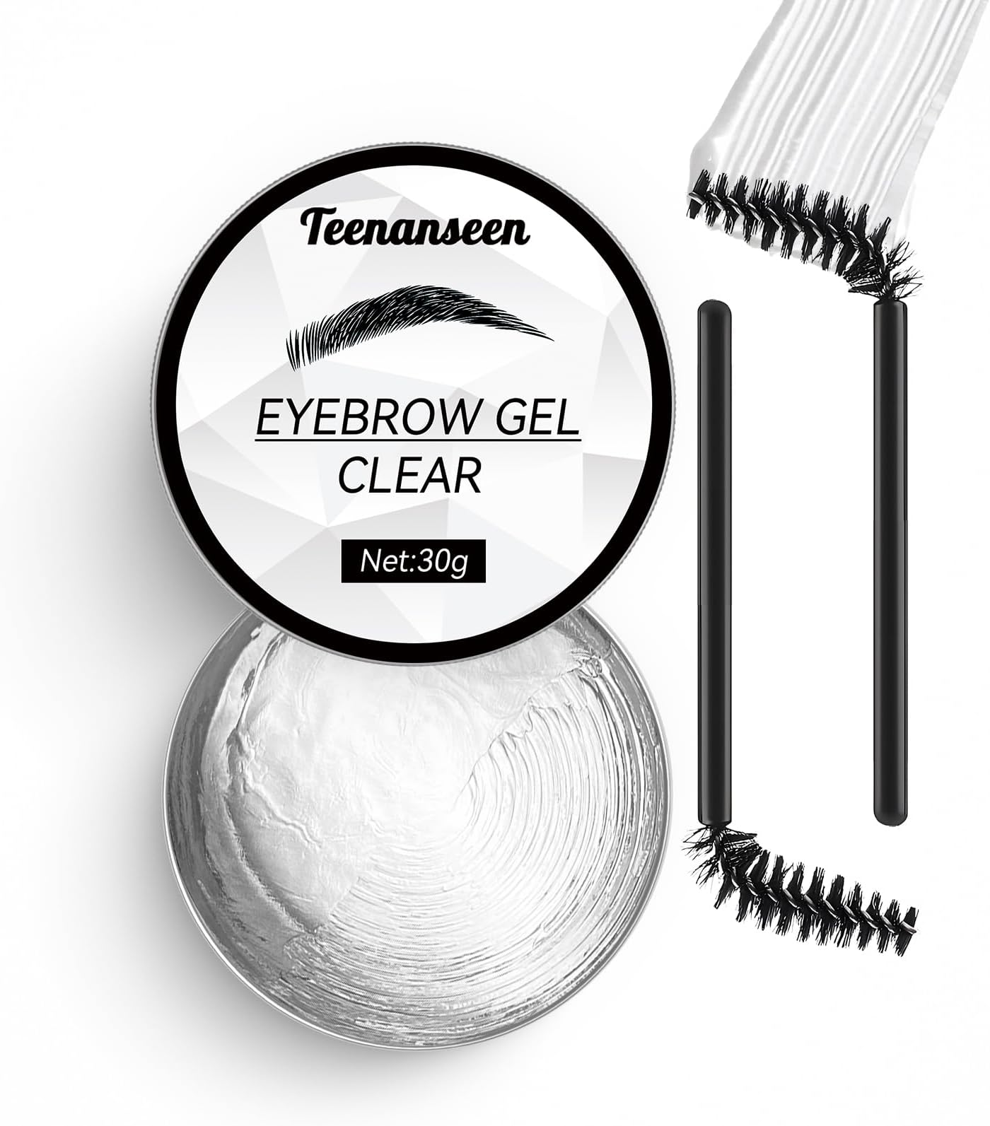 Amazon.com : Maybelline Super Lock Brow Glue Eyebrow Gel, Lightweight ...