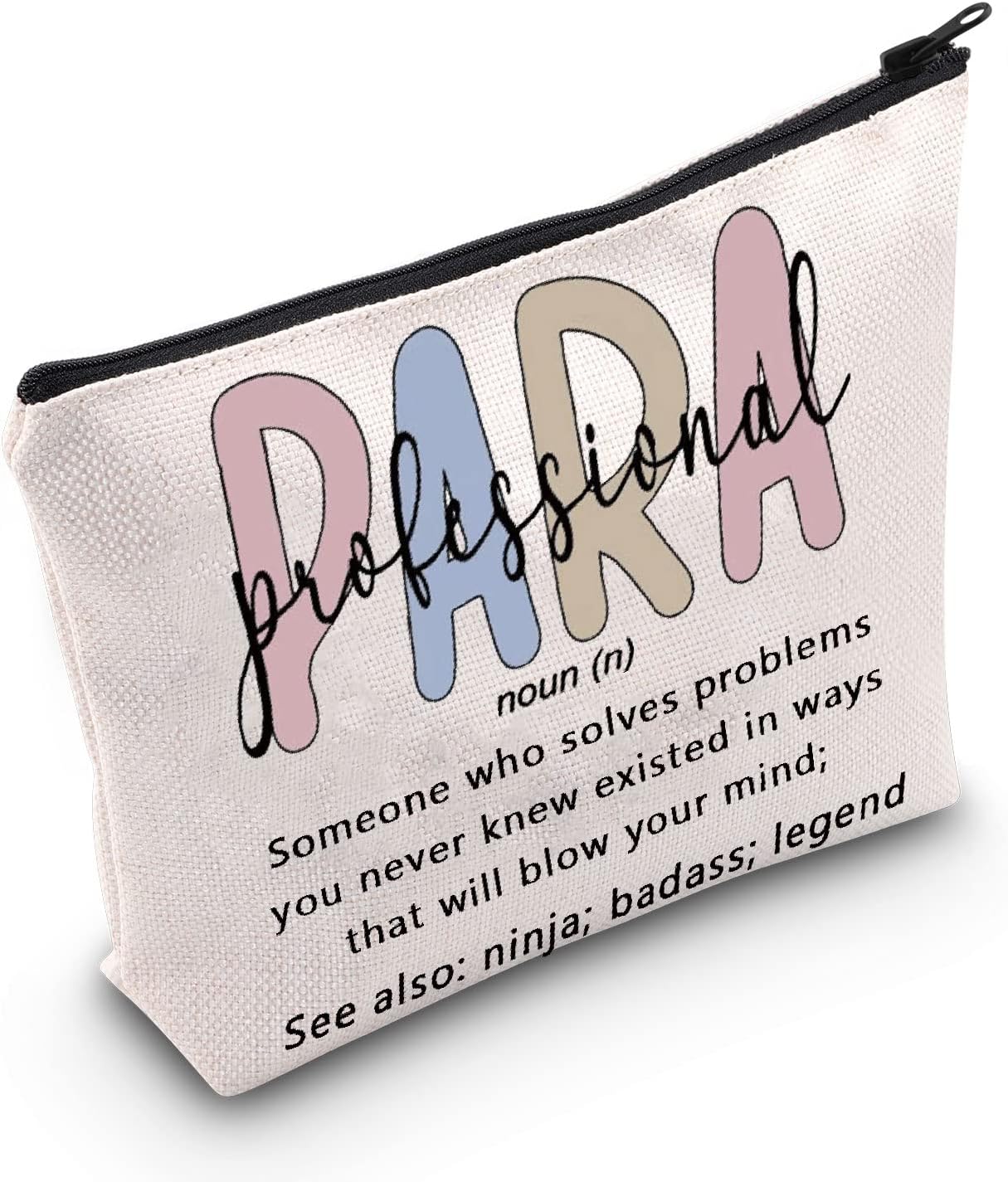 Amazon.com: MBMSO Paraprofessional Makeup Bag because even Teachers ...