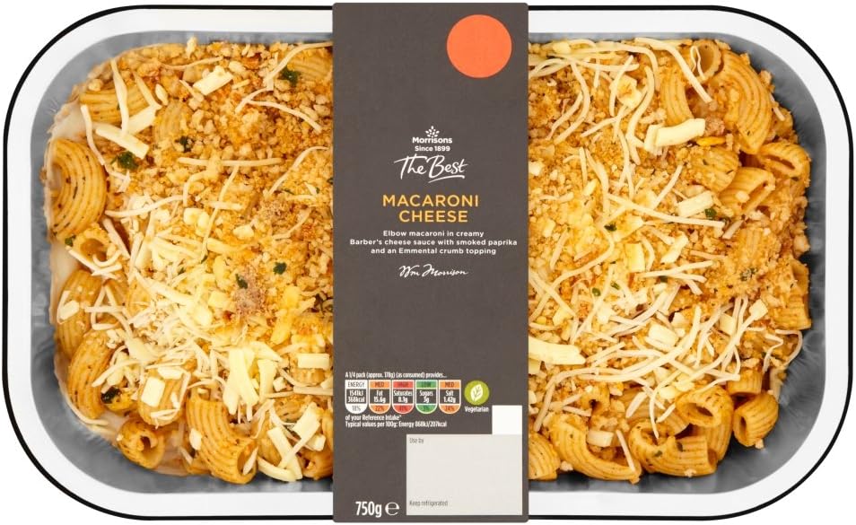 Morrisons The Best Macaroni Cheese, 750 g : Amazon.co.uk: Grocery