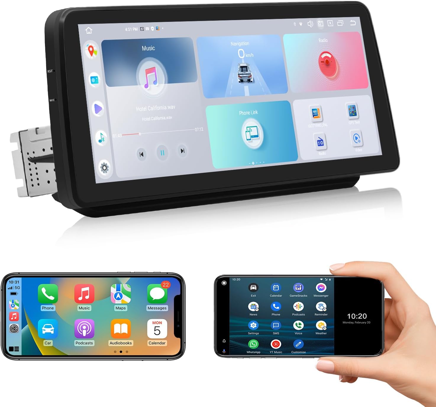 Amazon.com: Dasaita G12 Car Stereo for Toyota RAV4 2019-2022 with ...