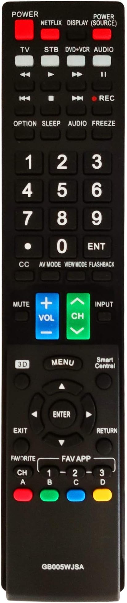 Amazon.com: Replacement Remote Control Universal for Sharp GA935WJSA ...