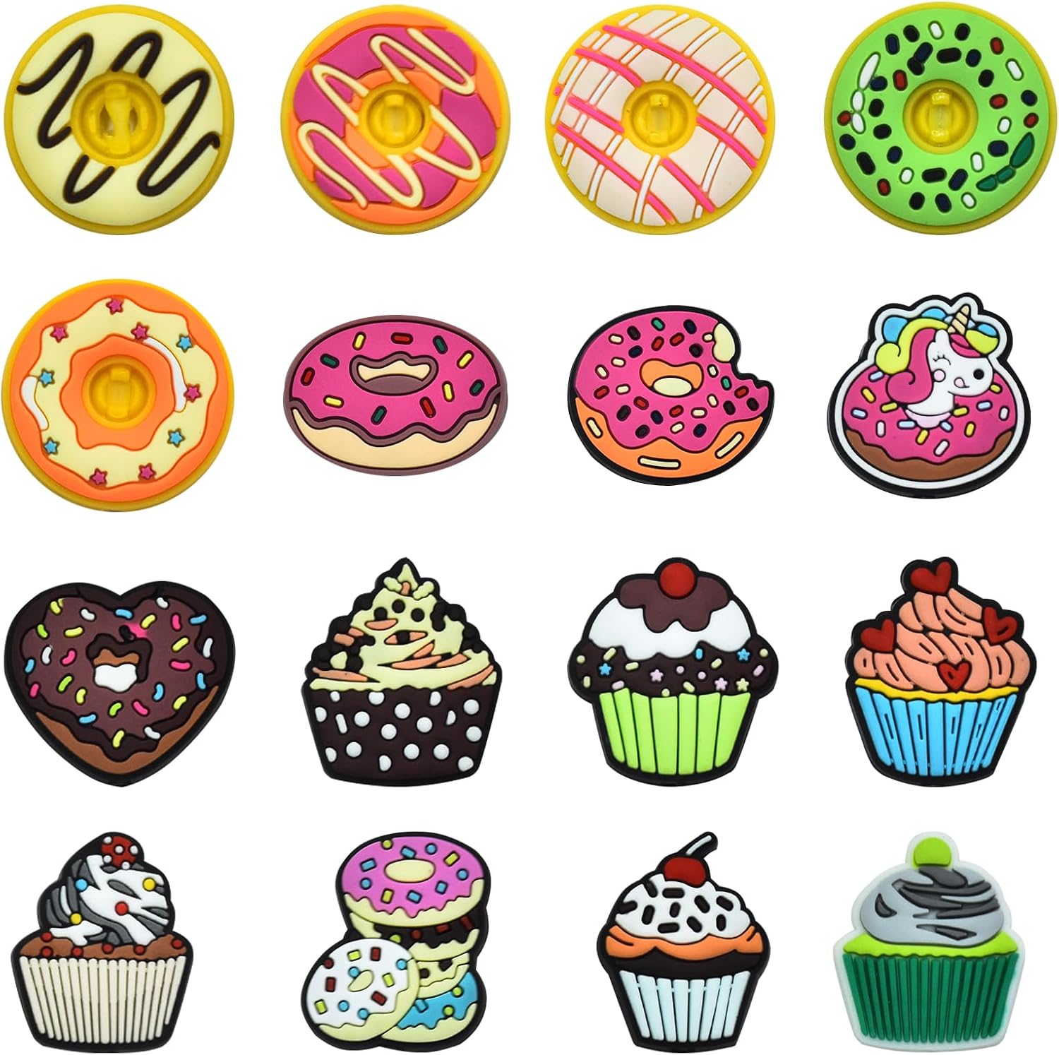 Amazon.com: WOZADU 16 PCS Silicone Focal Beads for Pens Characters ...