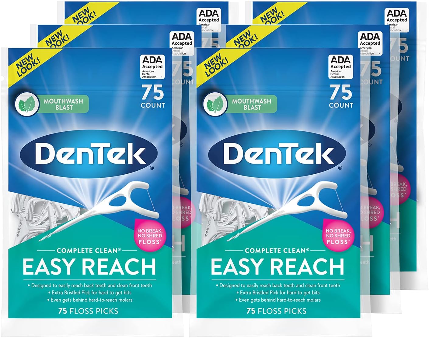 Amazon.com : DenTek Comfort Clean Sensitive Gums Floss Picks, 75 Count ...