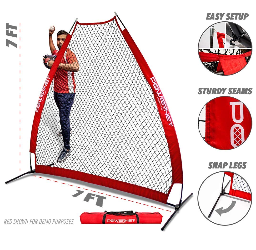 Snapklik.com : Powernet Portable Baseball Practice Net For Pitching And ...