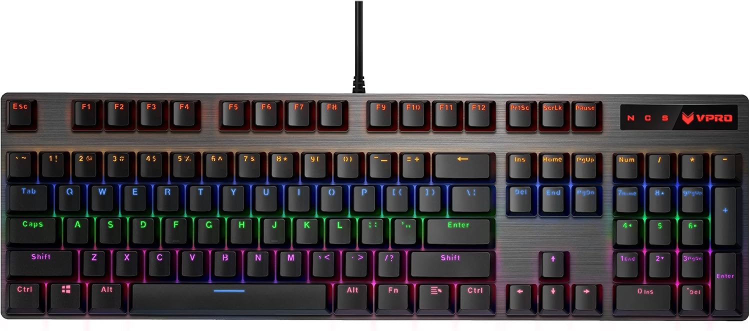 Rapoo V500pro Gaming Mechanical Backlit Keyboard: Keyboards: Amazon.com.au