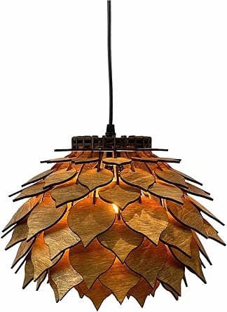 Pine Cone Pendant Light (Antique Walnut) - Amazon.com