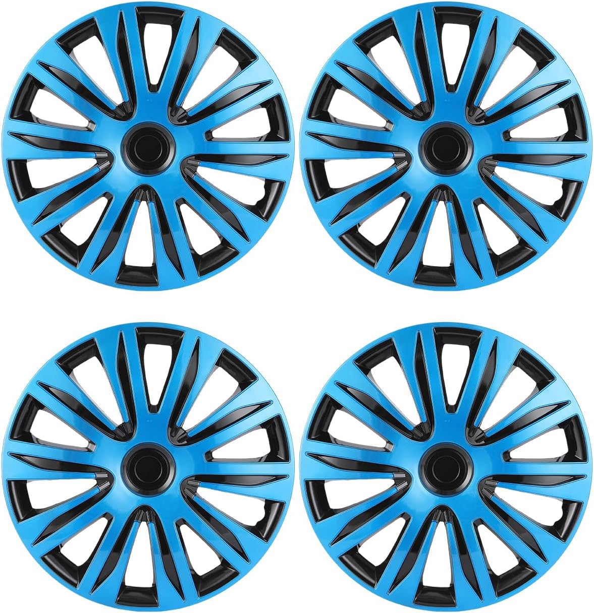 Amazon.com: ABX Hubcap Wheel Covers Hub Caps 16 Inch Set of 4 Black ...