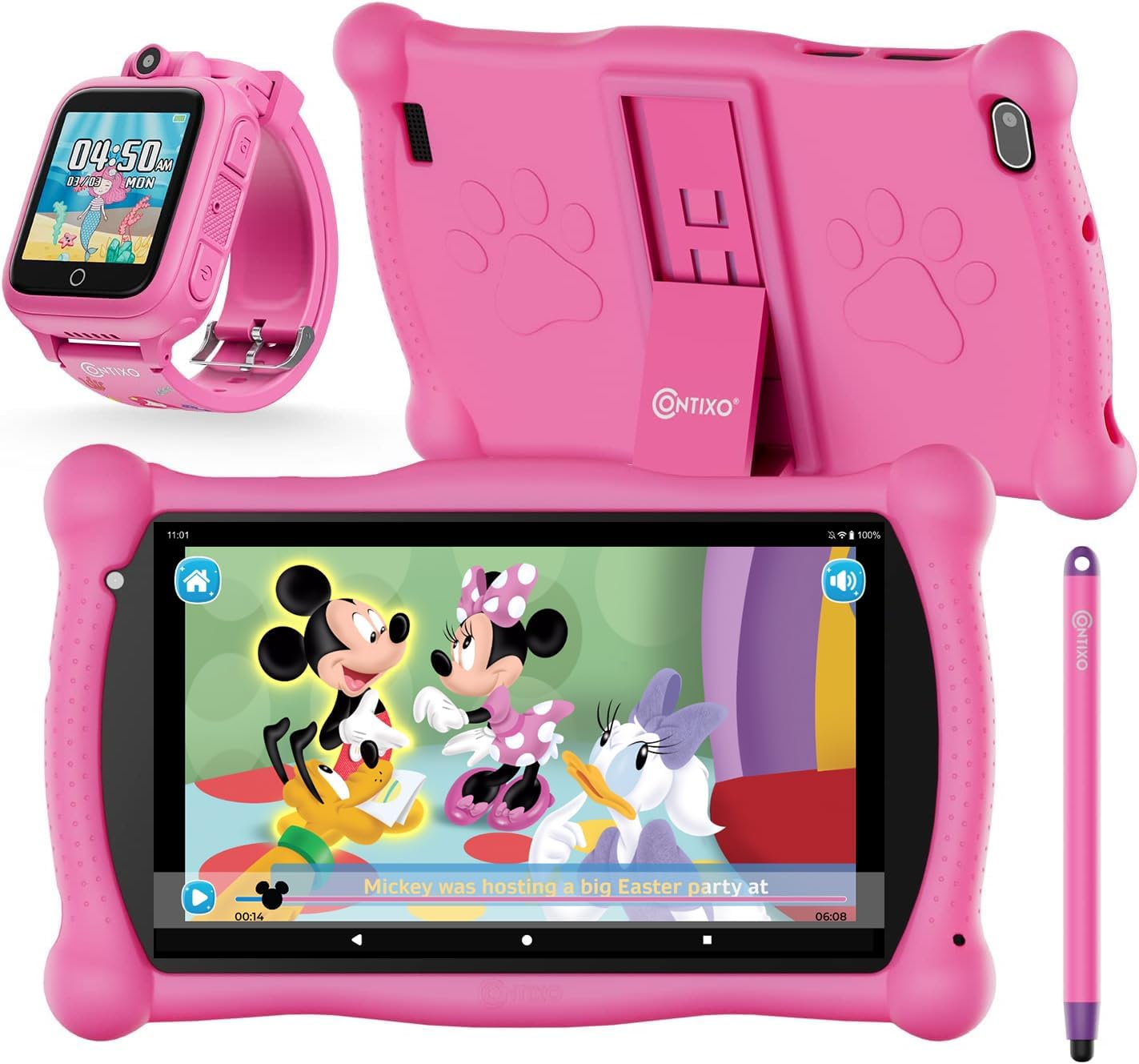 Amazon.com : Contixo Kids Tablet, V10 7 Inch Tablet for Kids and Smart ...