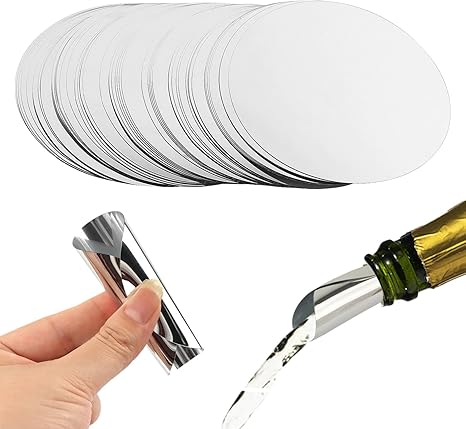 Amazon.com: Round Wine Pourer Disks, Wine Stopping Pour Spout Disks ...