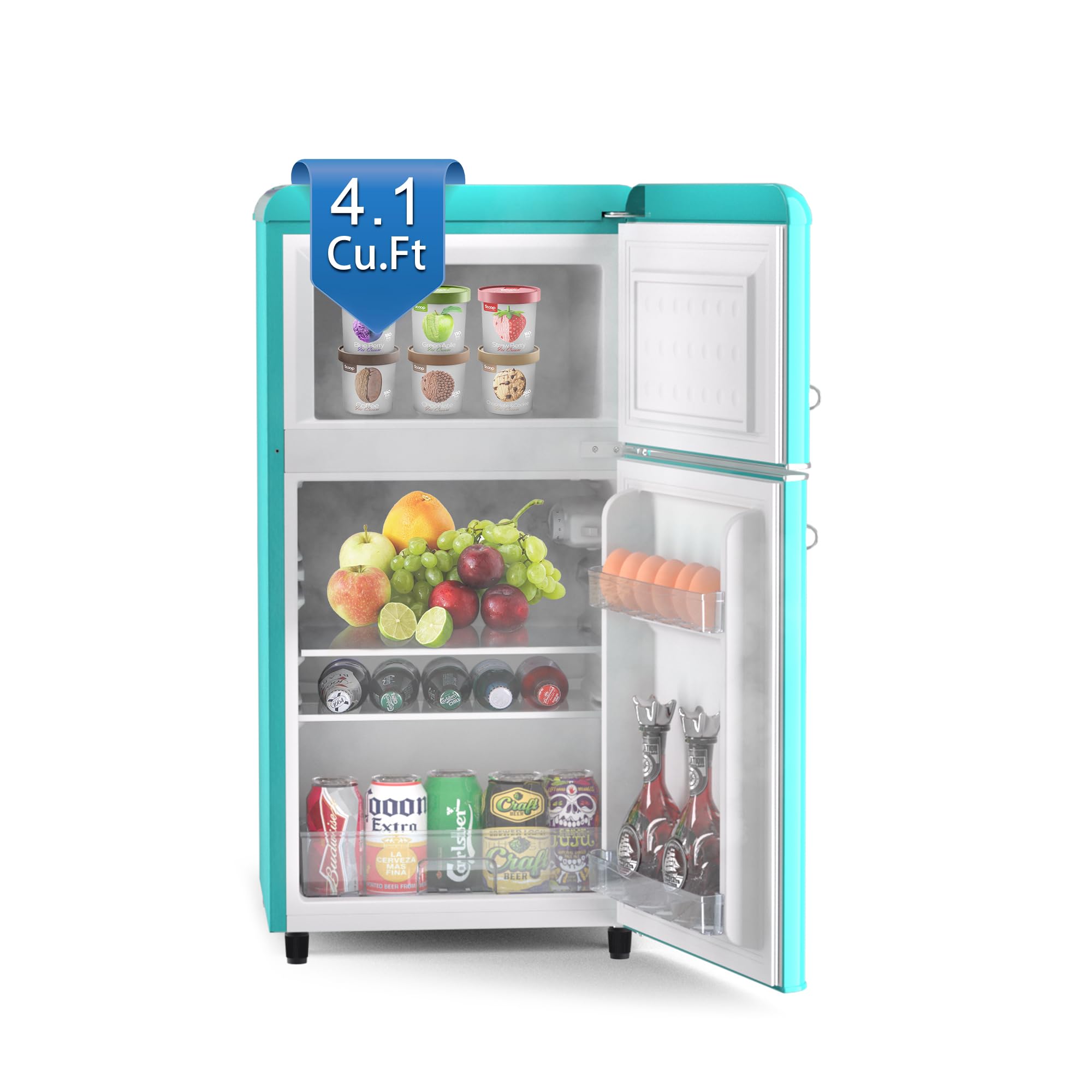 Snapklik.com : Tymyp Retro Compact Fridge