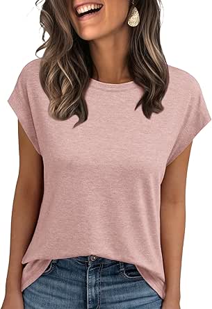 AUTOMET Womens Fashion Tops Summer Outfits Spring T Shirts Business ...