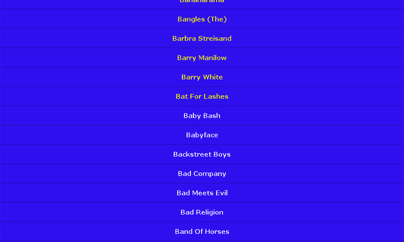 All Songs Lyrics - App on Amazon Appstore