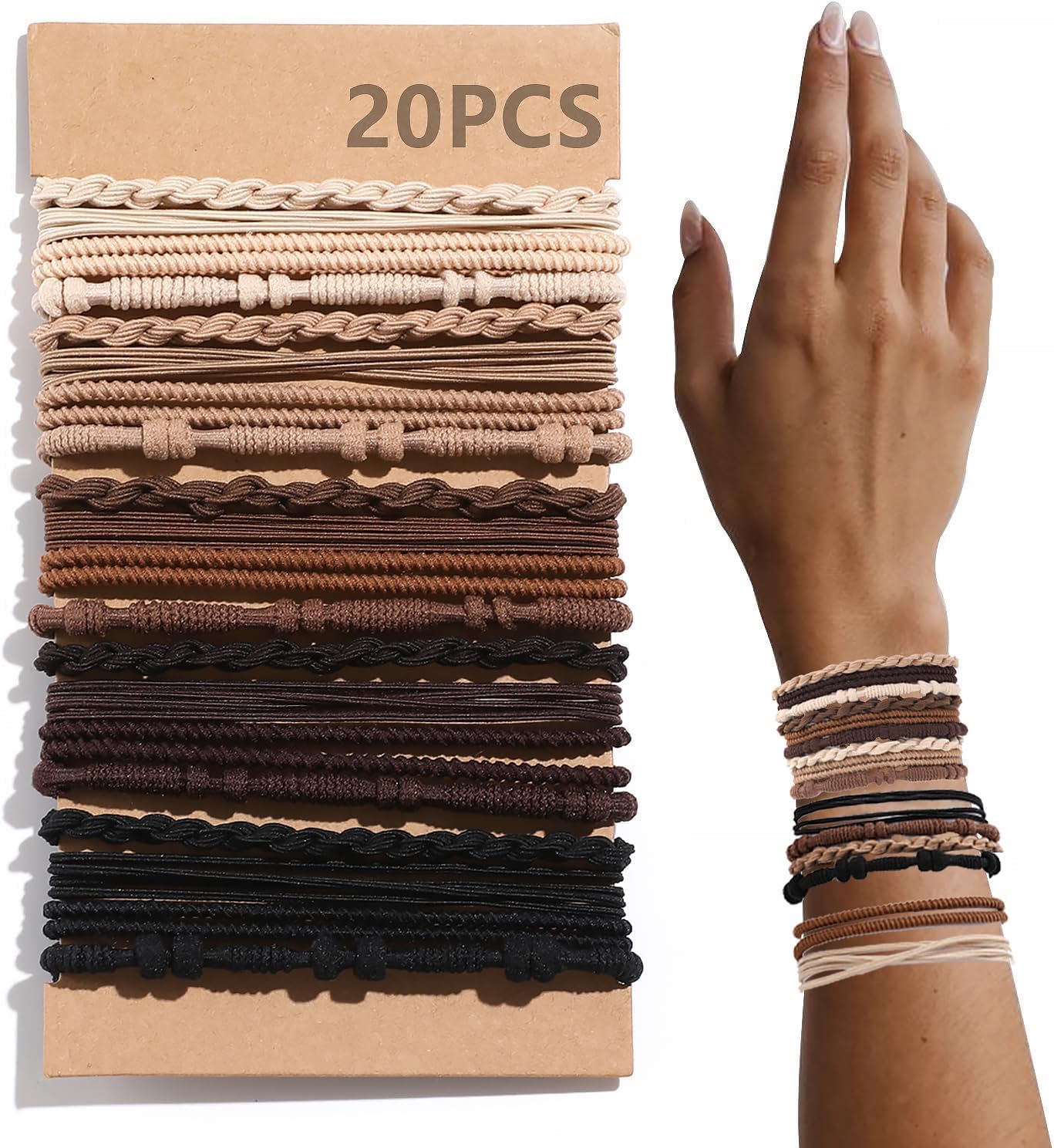 Amazon.com : 8 Pcs Wig Imitation Head Ropes Invisible Hair Band In A ...