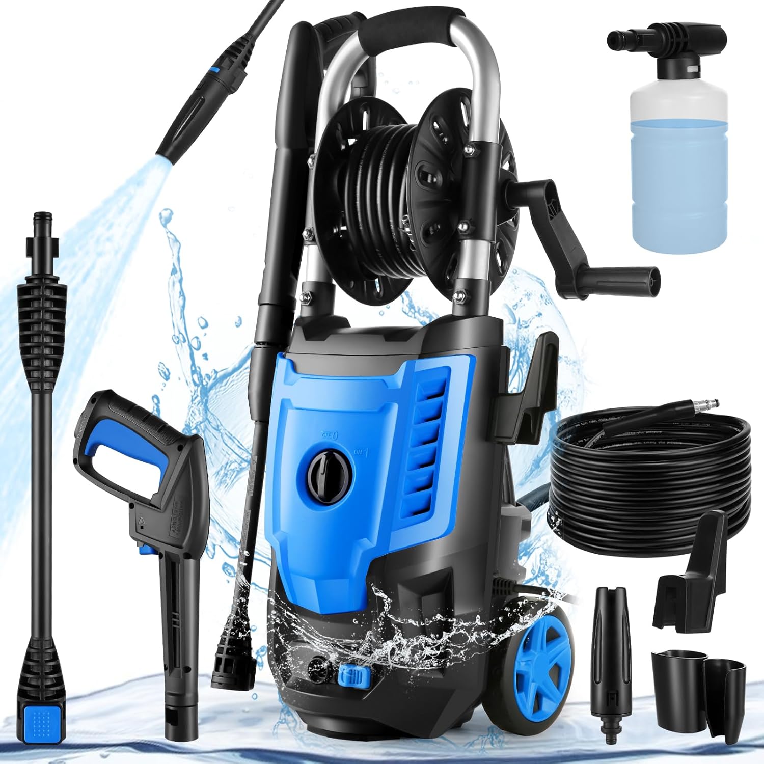Amazon.com : TEANDE Pressure Washer 4500 1.8GPM 1800W High Electric ...