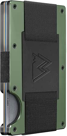 Amazon.com: Mountain Voyage Minimalist Cash Strap Wallet - Slim RFID ...