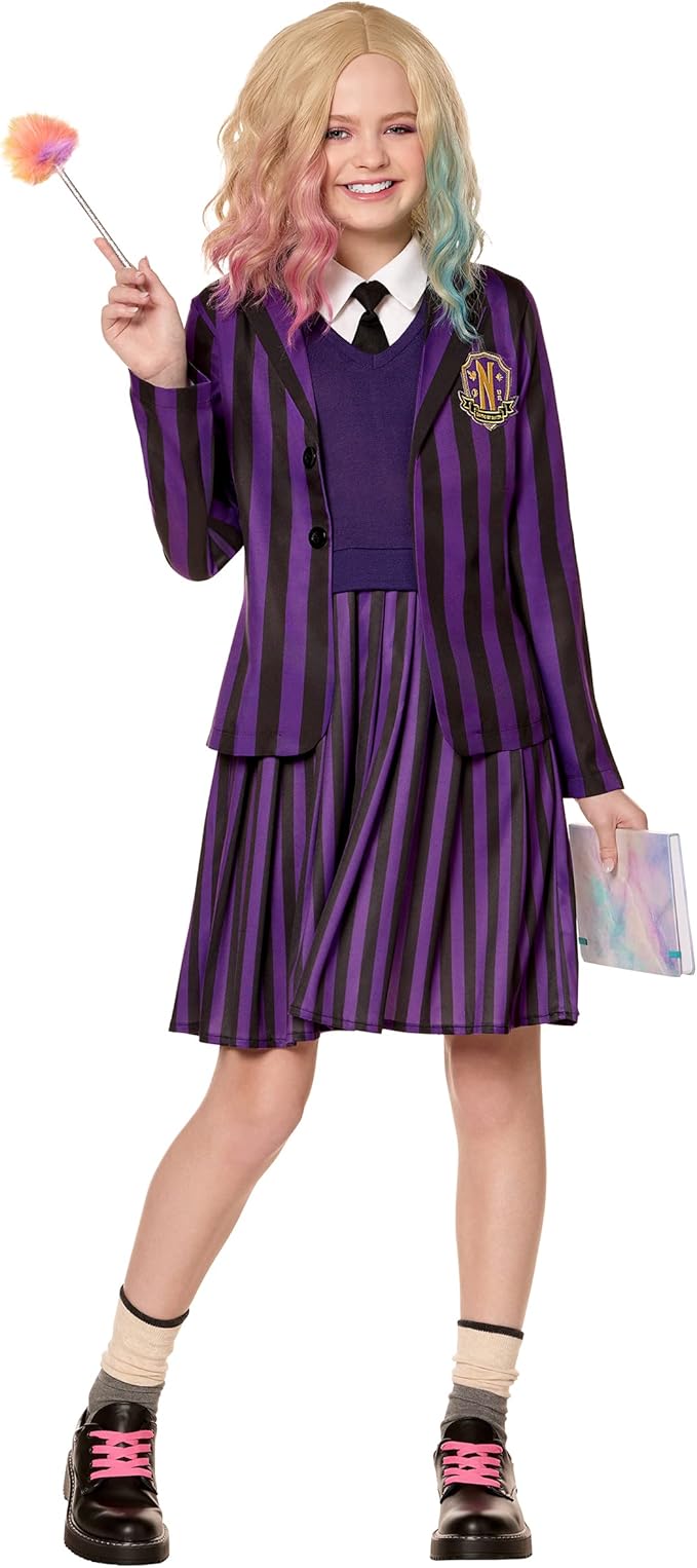 Amazon.com: Spirit Halloween Kids Enid Sinclair Dress Costume ...
