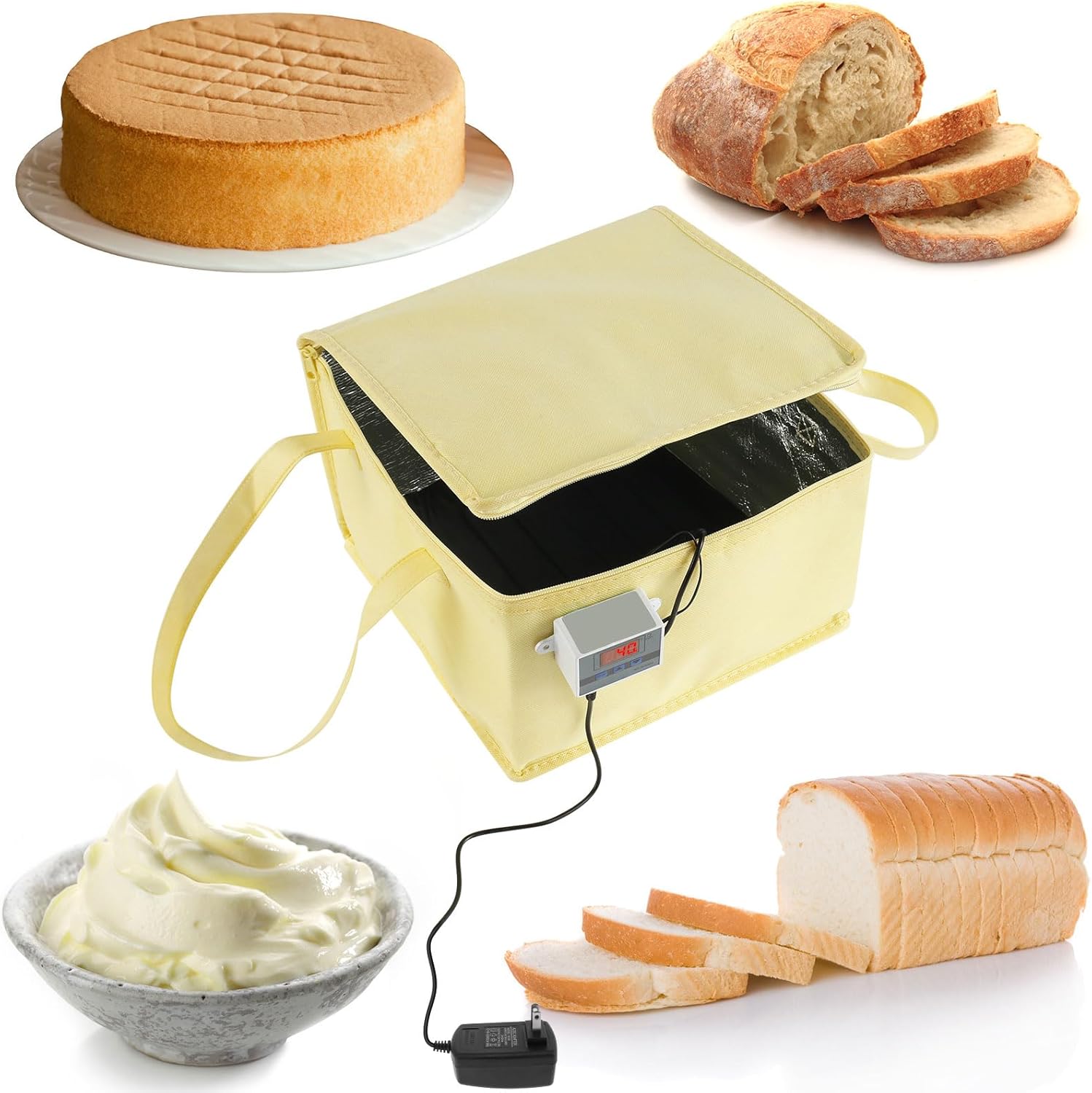 Amazon.com: HOTBEST Dough Proofing Box, Versatile Dough Proofer with ...