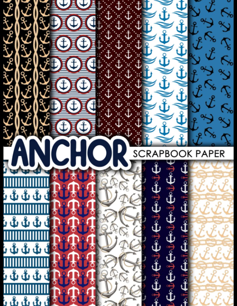 Anchor Scrapbook Paper: 20 Double Sided Sheets 8.5 x 11 for ...