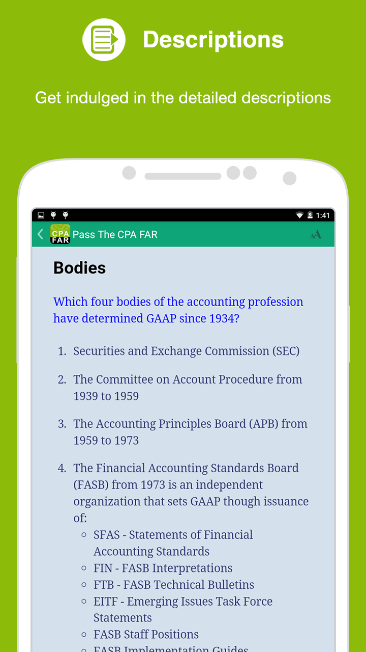 Pass The CPA FAR - App on Amazon Appstore