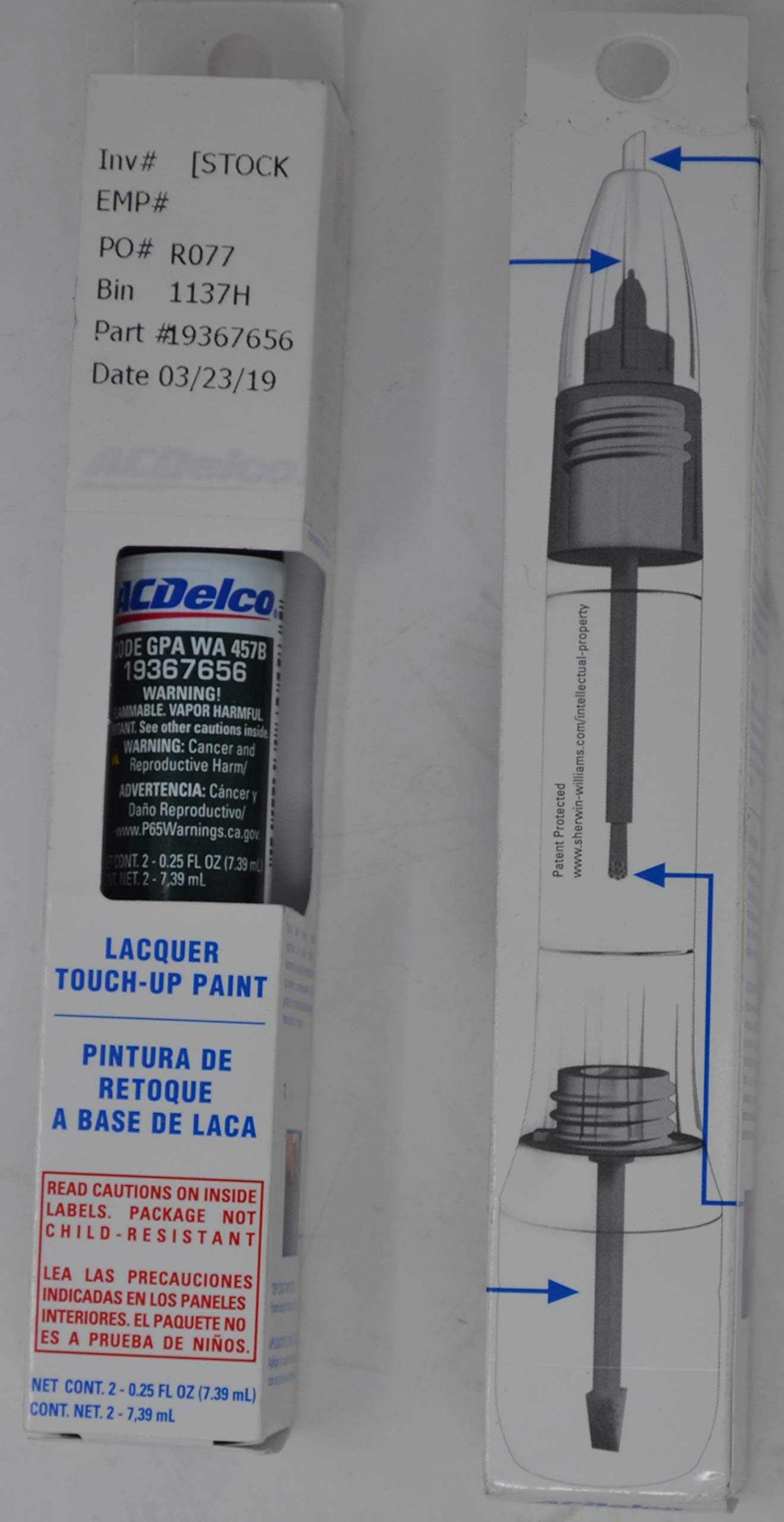 Amazon.com: OEM Genuine GM ACDelco 4 in1 Touch Up Paint code GPA WA457B ...