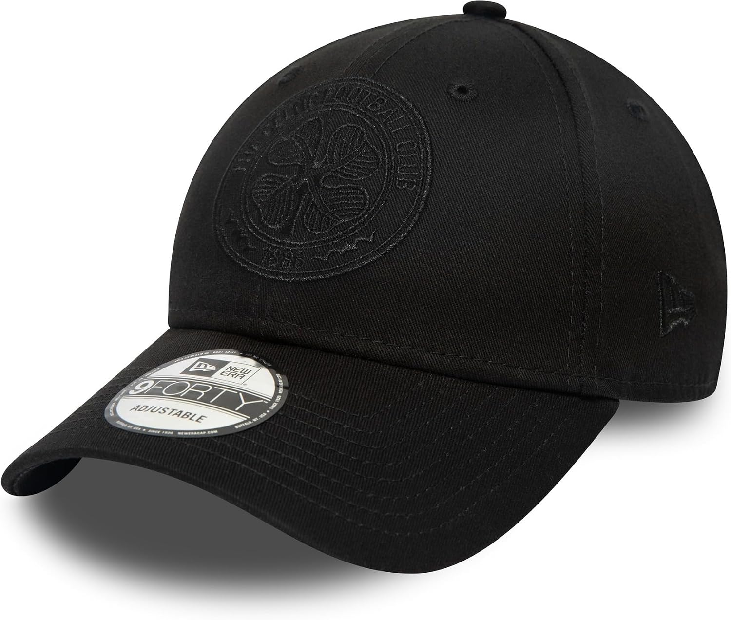 New Era SPL Celtic FC Black on Black 9FORTY Adjustable Cap : Amazon.co ...