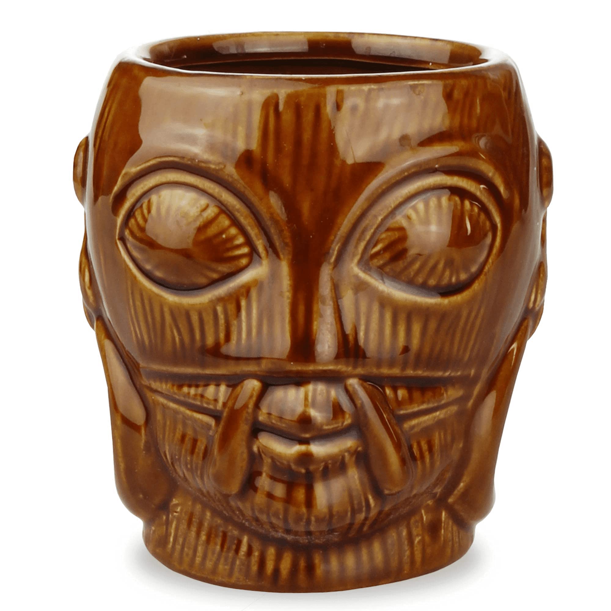 bar@drinkstuff Bora Bora Tiki Mug Brown 16oz / 450ml - Set of 24 ...