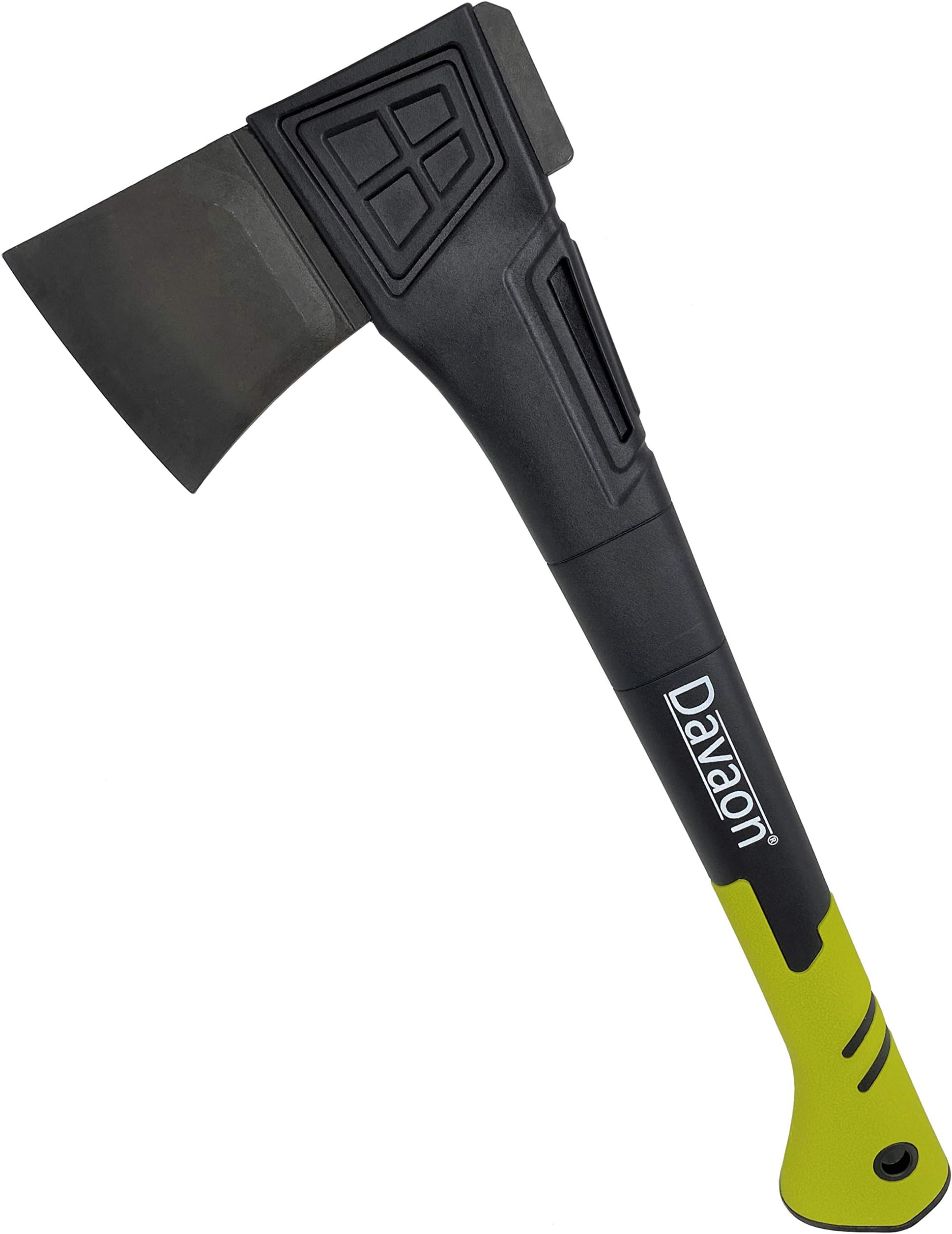 Davaon Pro 46cm Log Splitting Axe - Up To 20cm Logs - High Carbon Steel ...