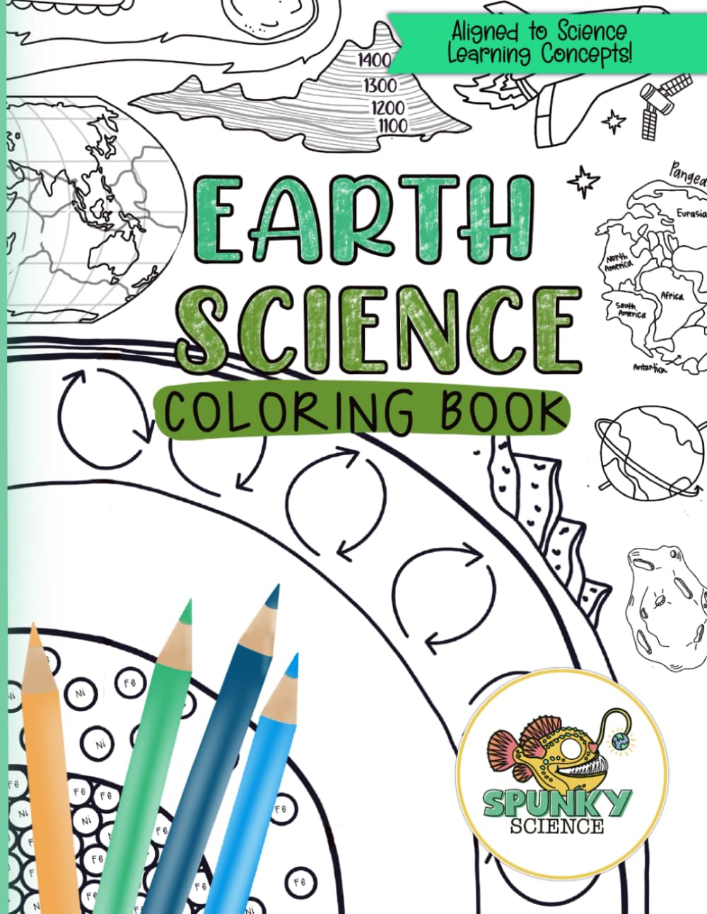 Amazon.com: Earth Science Coloring Book: 9798842220069: Saied, Morgan ...