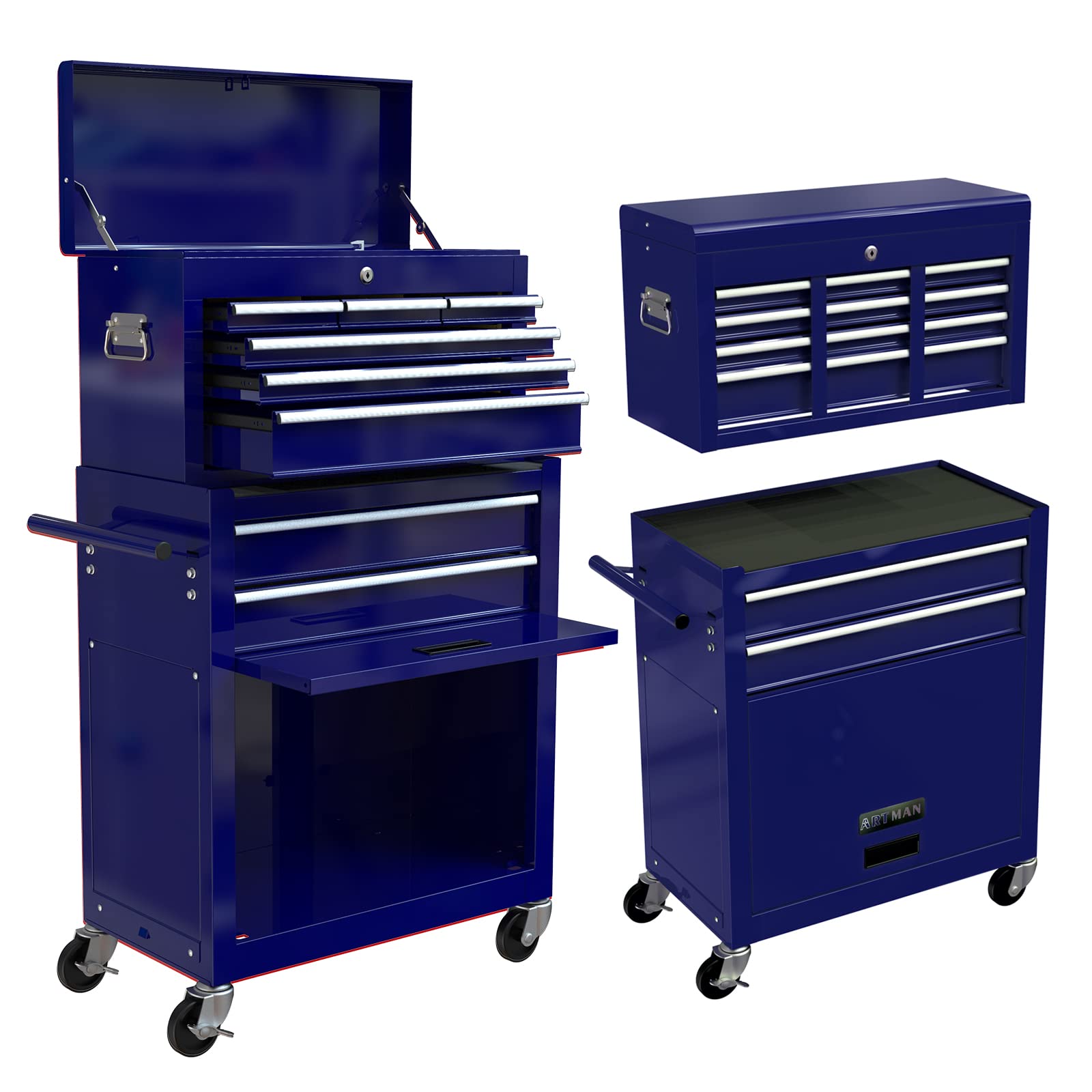 Buy RIGO 8-Drawer Tool Chest High Capacity Rolling Tool Chest with ...