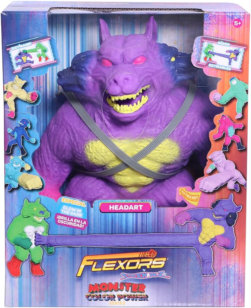 Flexors Ruz - Figura de Acción Estirable Monsters 8" Headart : Amazon ...