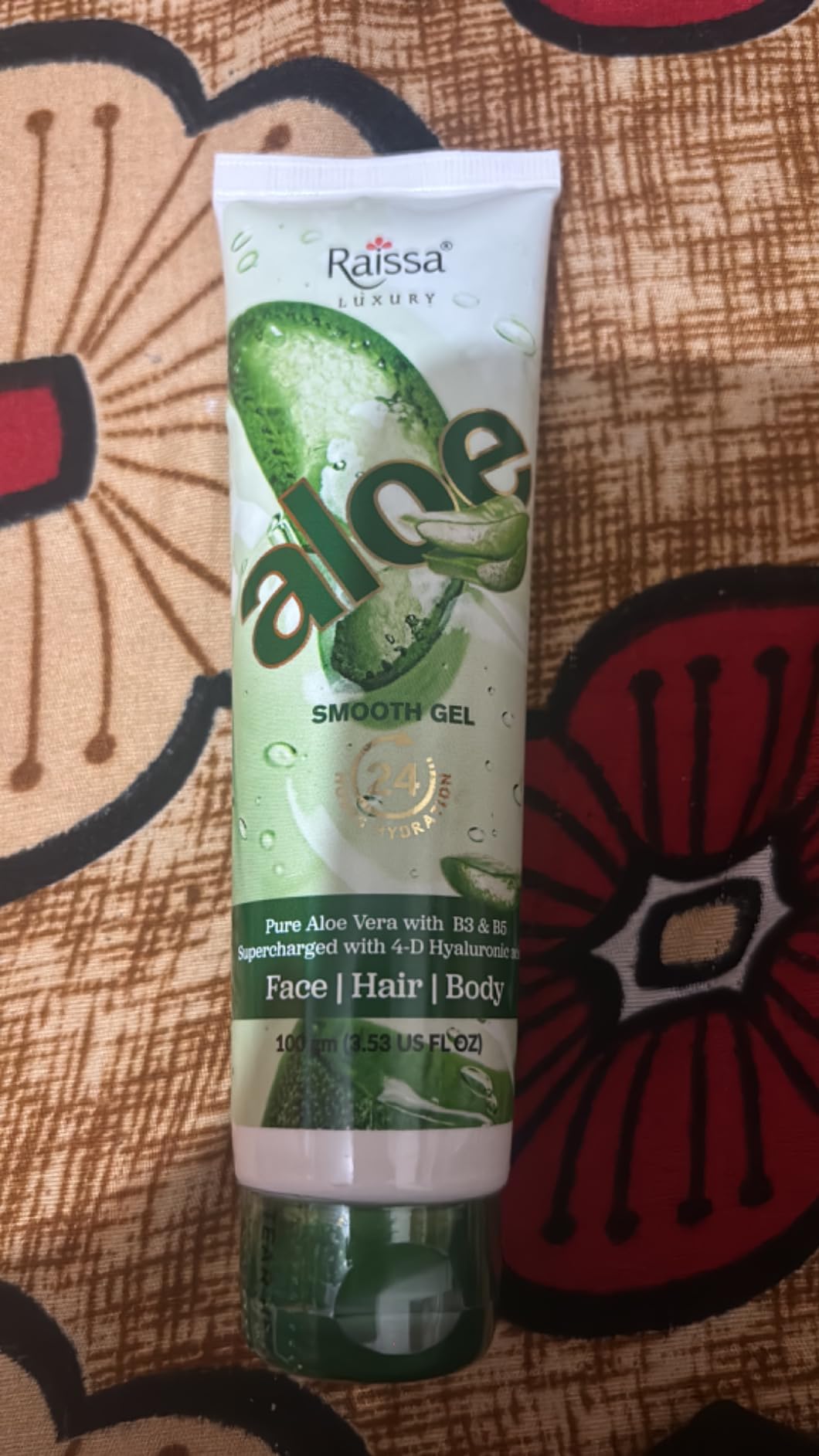 Raissa 4D Hyaluronic Acid Face Gel, 100g | 100% Pure Aloe Vera ...