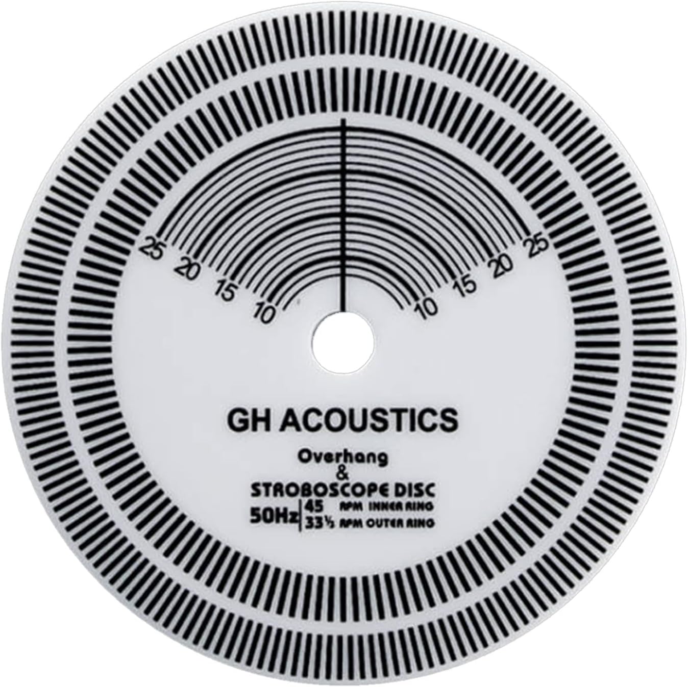 for Turntables Record Speed Test Calibration Disc Measurement 33/45 ...