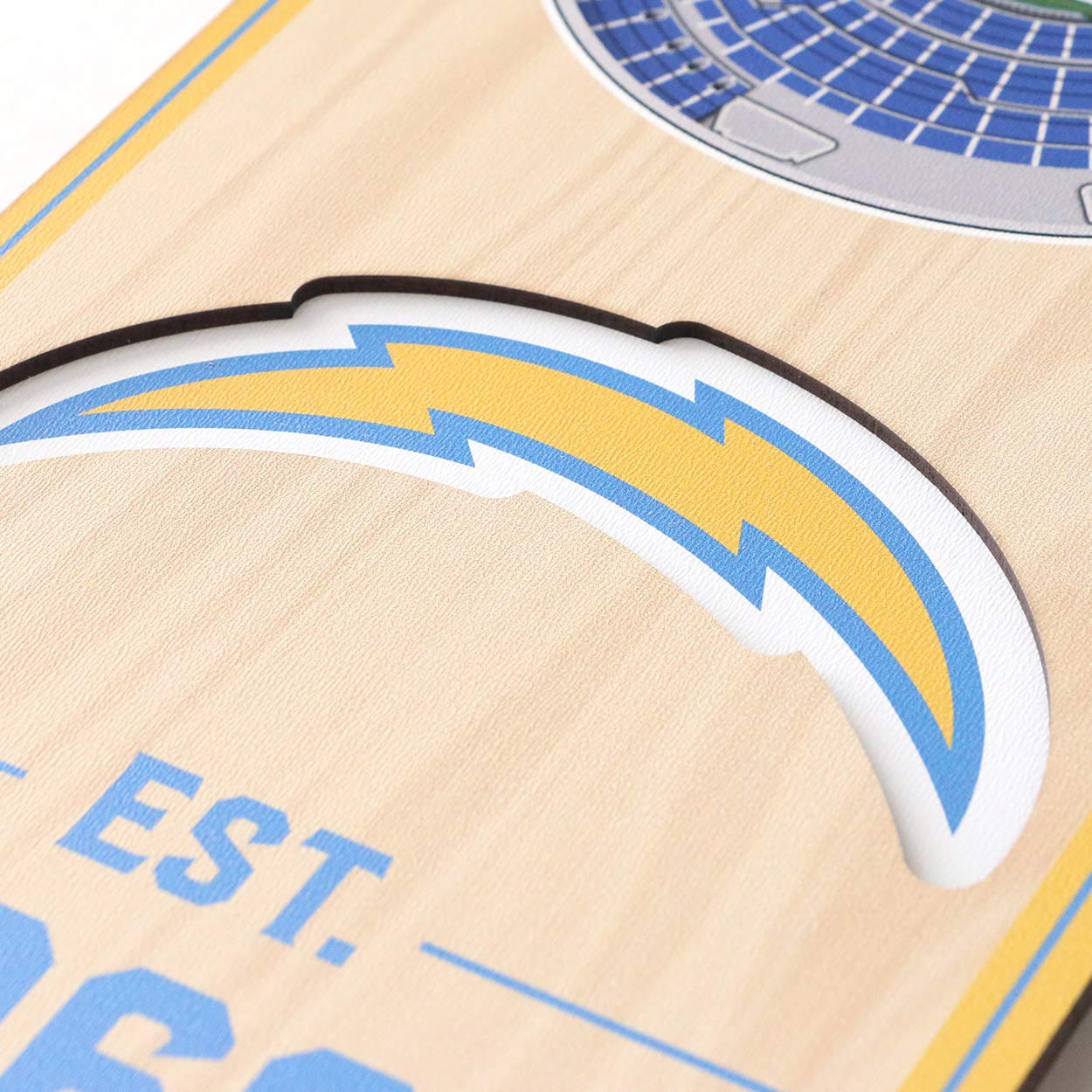 Snapklik.com : YouTheFan NFL Los Angeles Chargers 3D Stadium 6x19 Banner