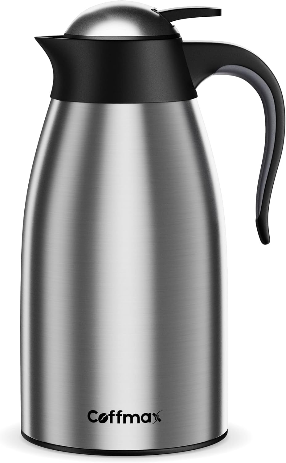 Amazon.com: Insulated Thermal Coffee Carafe Pitcher – 68 Oz Thermos Stainless Steel Beverage ...