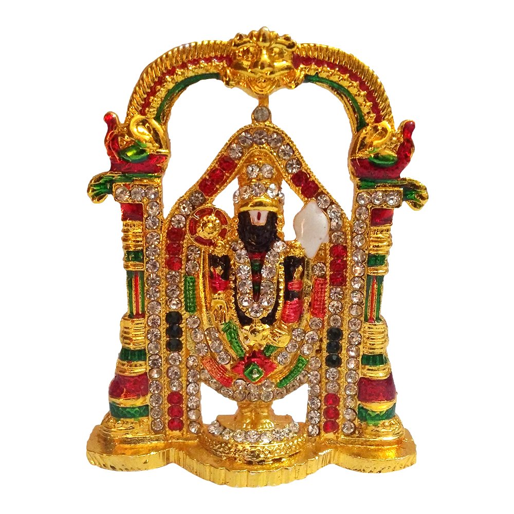 Gold Plated Religious God Tirupati Balaji/Lord Venkateswara Govindha ...