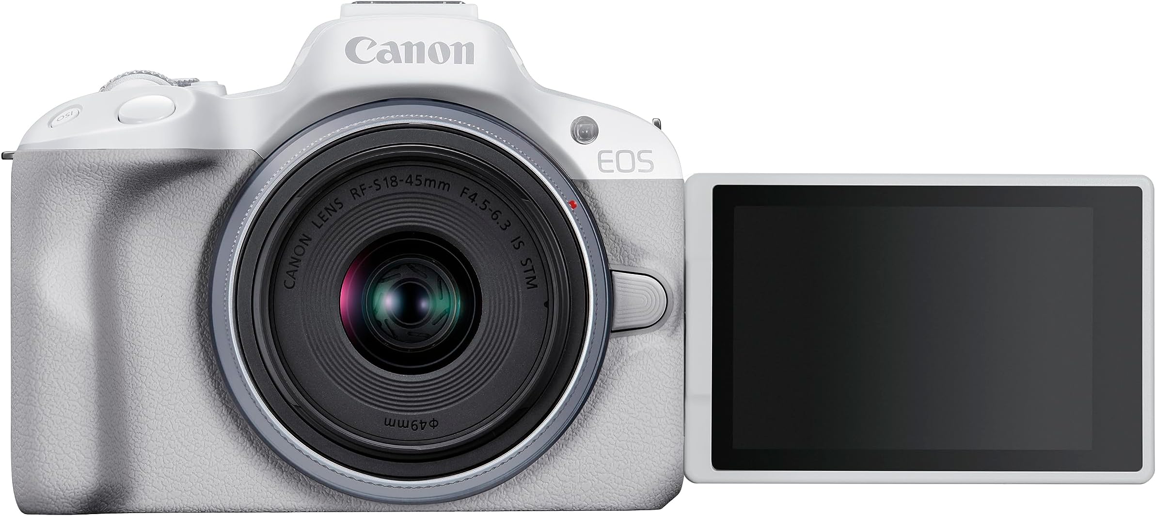 Canon EOS R50 APS-C Mirrorless Bianca + RF-S 18-45 f/4,5-6,3 (24,2 Mp ...