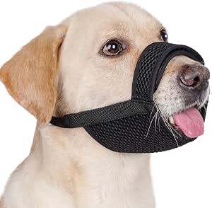 Amazon.com : Mayerzon Dog Muzzle with Hook and Loop for Large Medium ...