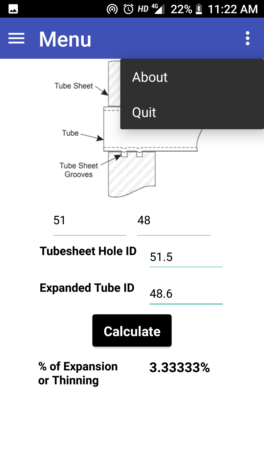 Tube Expansion Calculator:Amazon.com:Appstore for Android