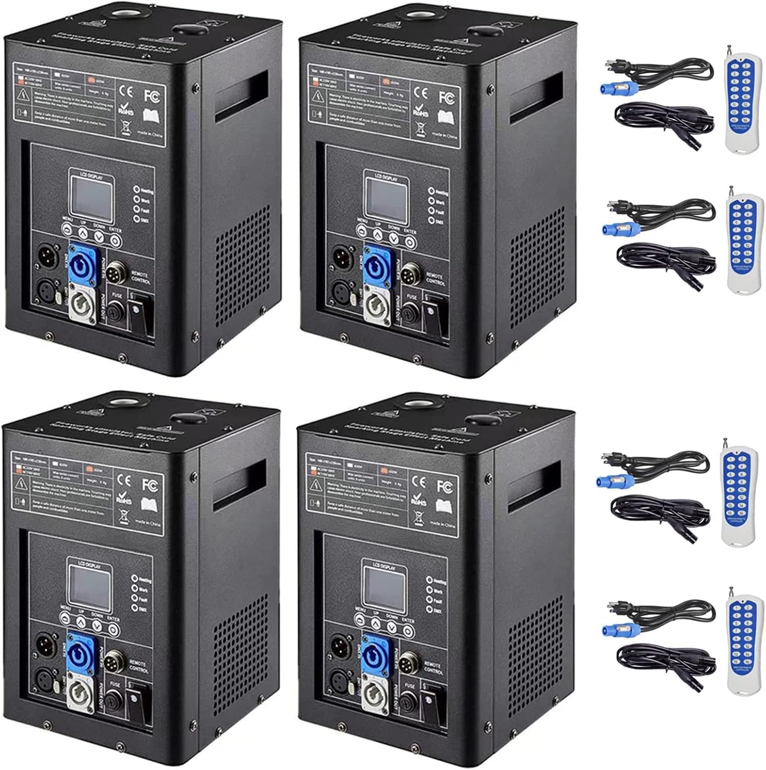 2Pcs Special Effects Machine Stage Equipment with Remote Control, 600W ...