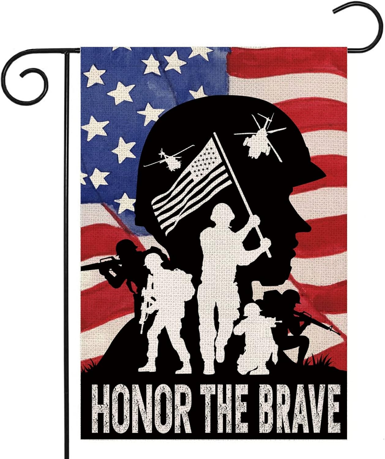 Amazon.com : Memorial Day Garden flags 12x18 Double Sided,HONOR of THE ...
