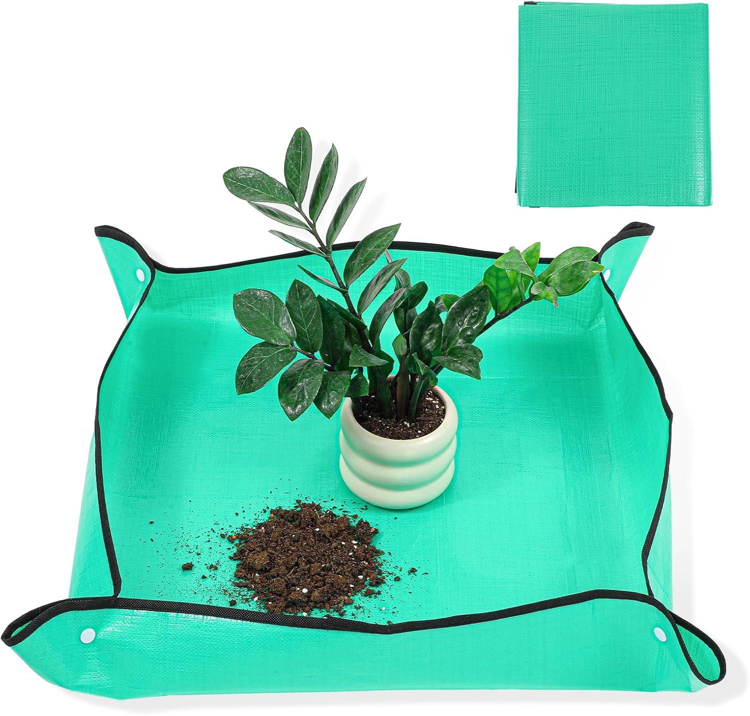 Amazon.com: Nogeqi Plant Repotting Mat, Foldable Thickened Potting Mat ...