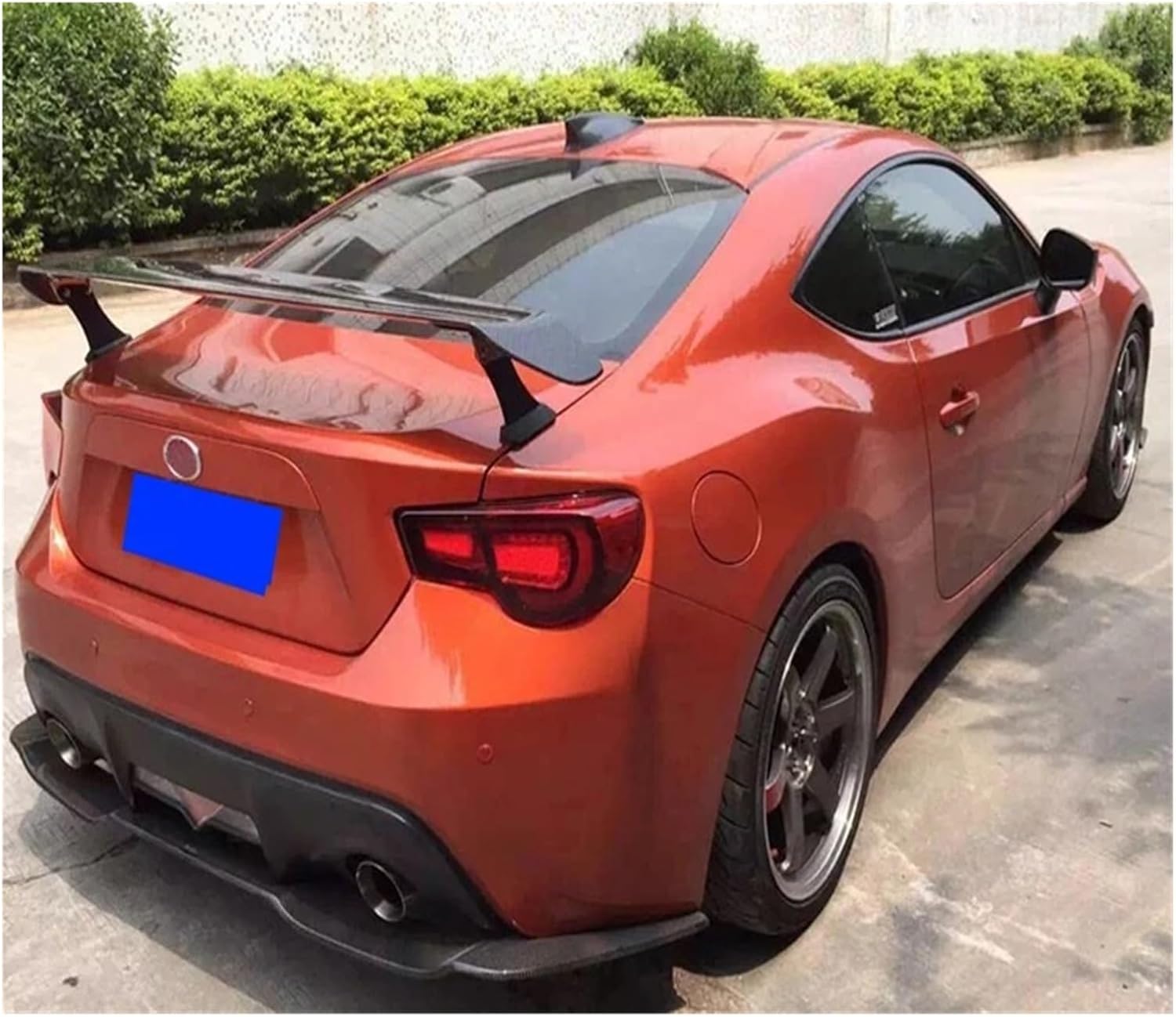 Amazon.com: Carbon Fiber Car Rear Wing Trunk Lip Spoiler Compatible for ...