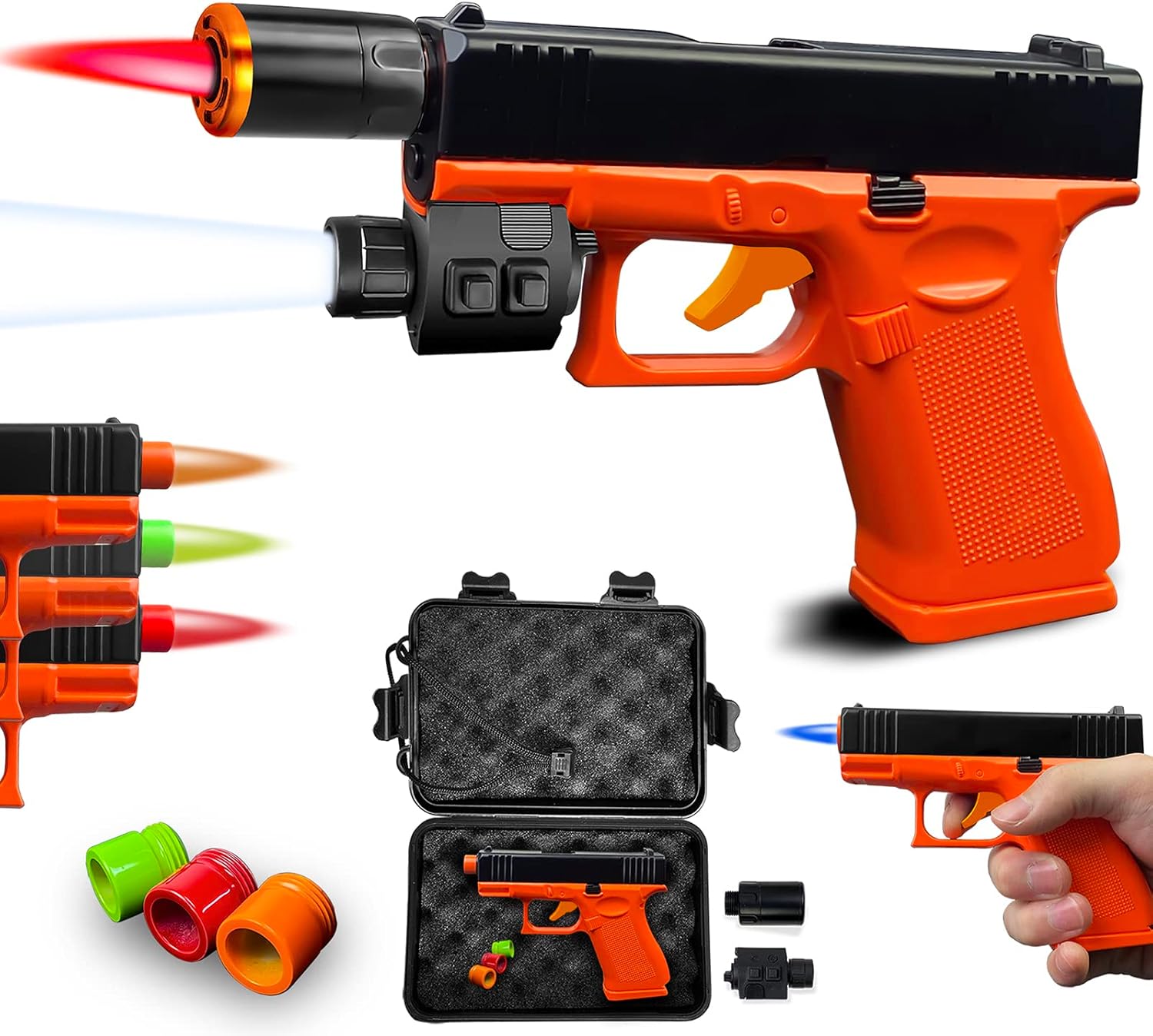 Amazon.com: Macfeuery Cool Lighters Refillable Butane Torch Lighter - 3 ...