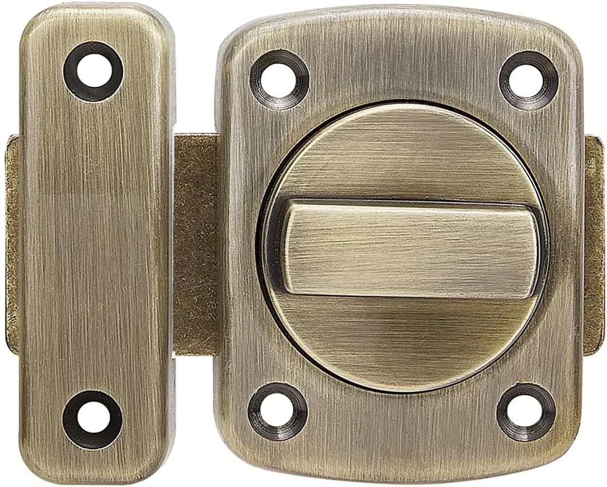 Buy ZiYuya Bathroom Toilet Door Lock Latch, Rotate Bolt Gate Latch ...