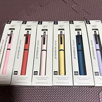 Amazon.co.jp: Jetstream Prime Spinning Retractable Tri-Color Ballpoint ...