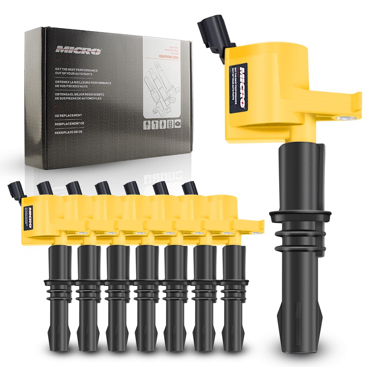 Snapklik.com : Micro Performance Ignition Coils Pack Compatible
