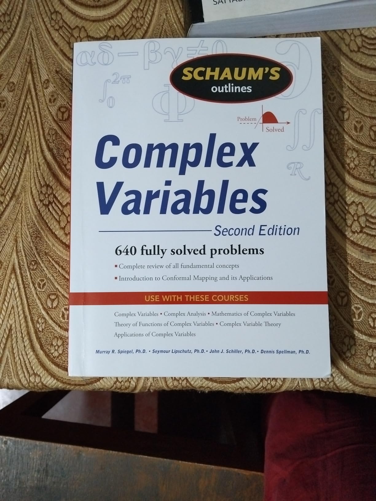 Buy Schaum's Outline of Complex Variables, 2ed: An Eclectic Collection ...