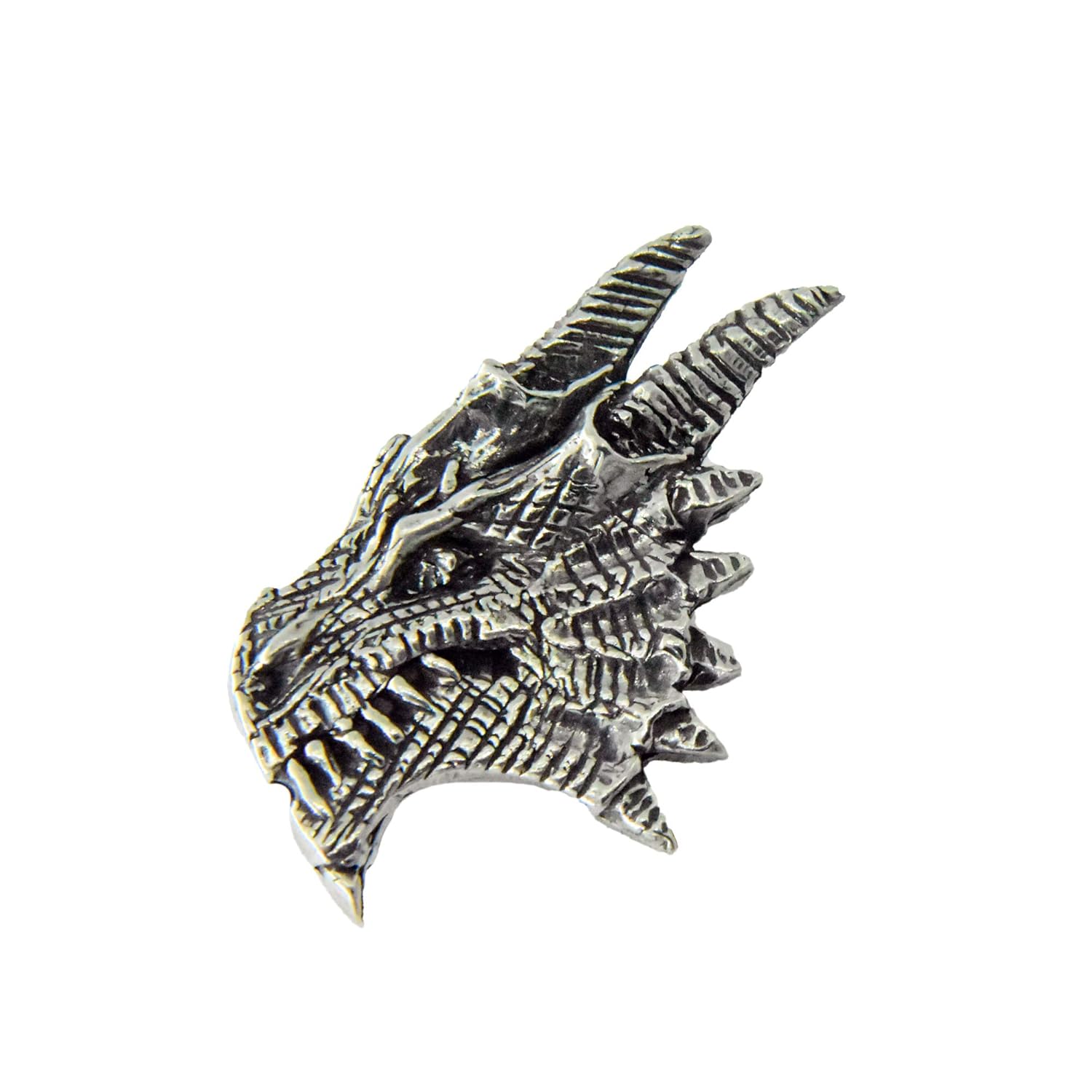 Amazon.com: Dragon Head Pin, Mythical, G011, Fire, Celtic, Gothic ...