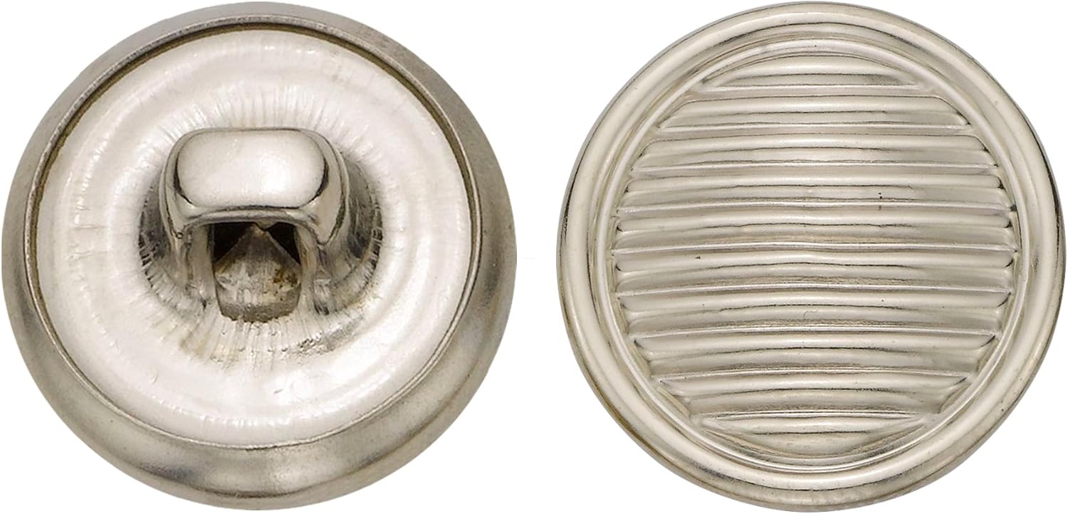 Amazon.com: C&C Metal Products 5275 Thick Lined Livery Metal Button ...