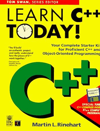 Learn C++ Today! (Type & learn programming): Amazon.co.uk: TOM ...